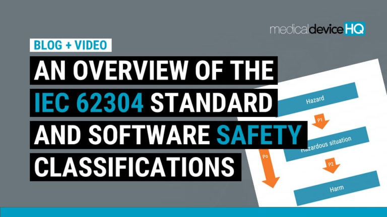 IEC 62304 standard and software safety classifications - An overview