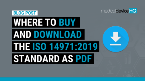 Where to buy and download the ISO 14971:2019 standard as pdf