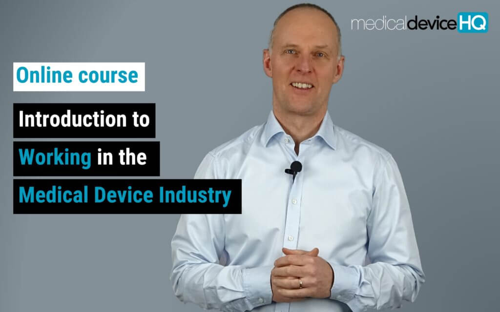 Online Introduction to Working in the Medical Device Industry