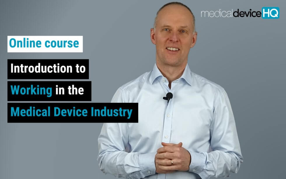 Online Introduction to Working in the Medical Device Industry