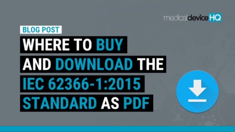 Buy and download the IEC 62366-1:2015 standard as PDF