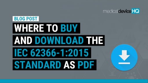 Buy and download the IEC 62366-1:2015 standard as PDF