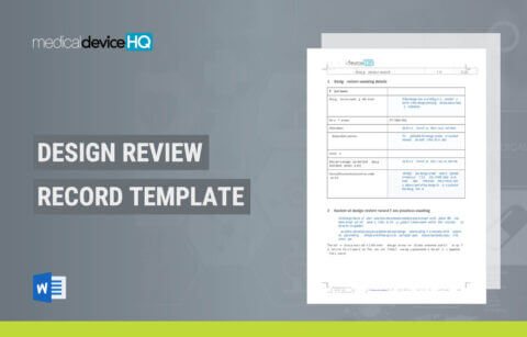 Design Review Record Template (ISO 13485, Medical Device) - Medical ...