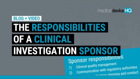 What are the responsibilities of a clinical investigation sponsor?